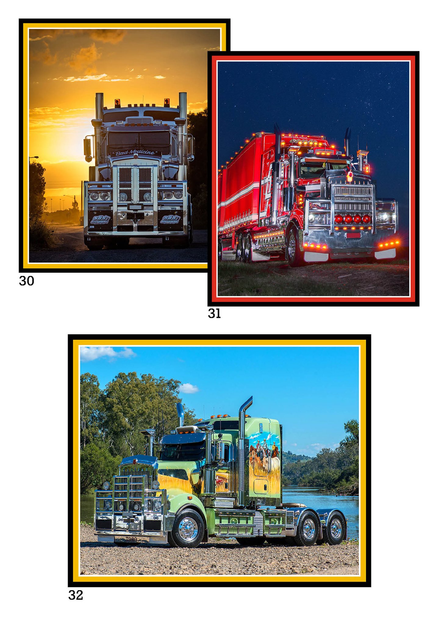 Stunning Big Rigs for Truckies